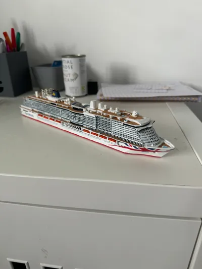 P&O Cruises Arvia 1:1000 Multi Colour Full or Waterline by Ukdavewood ...