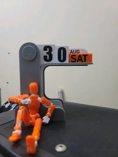 Desk Flip Calendar—Desktop Flip Calendar—Compatible with A1 mini【RC001 ...