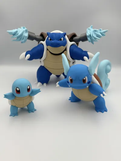 Pokemon Blastoise, multi-part print, material-saving Blastoise, eyes ...