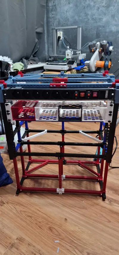 Modular 19" Server Rack by KellerLab MakerWorld: Download Free 3D Models