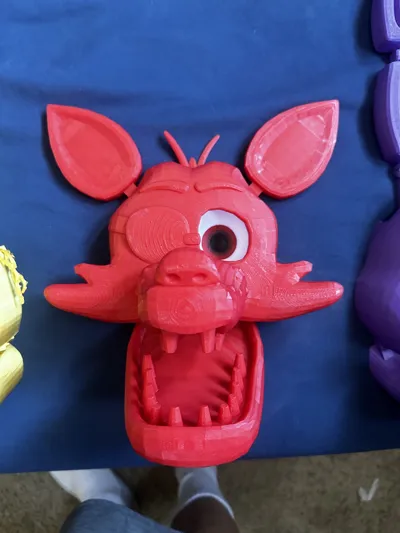 Foxy Mask - Wall Mounted - Five Nights at Freddy's by Faran3D ...