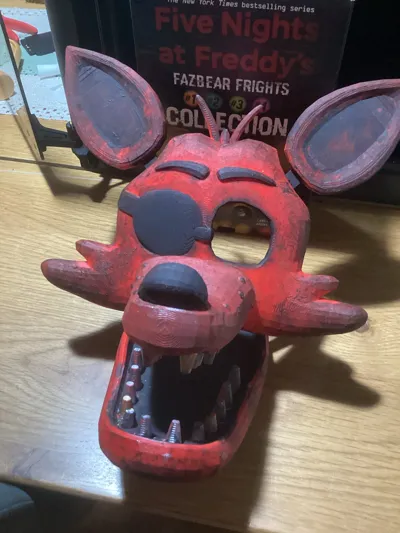Foxy Mask - Wall Mounted - Five Nights at Freddy's - Free 3D Print ...