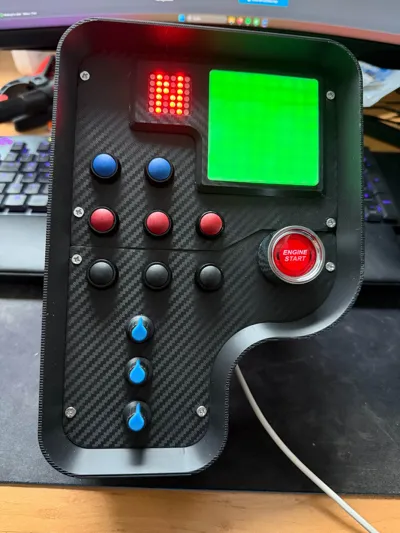 sim racing buttonbox - Free 3D Print Model - MakerWorld