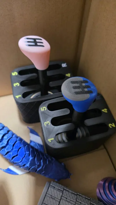 Gear Shift Fidget Toy XXL - Print In Place by Maker Making MakerWorld ...