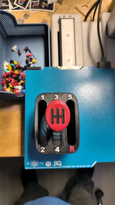 Gear Shift Fidget Toy XXL - Print In Place - Free 3D Print Model ...