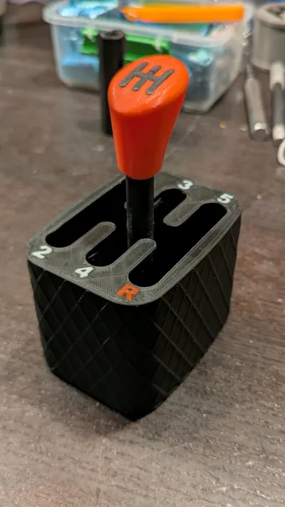 Gear Shift Fidget Toy XXL - Print In Place - Free 3D Print Model ...