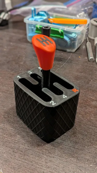 Gear Shift Fidget Toy XXL - Print In Place - Free 3D Print Model ...