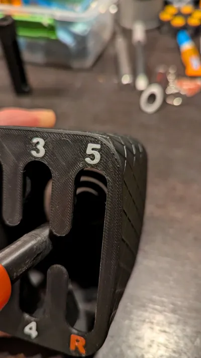 Gear Shift Fidget Toy XXL - Print In Place - Free 3D Print Model ...