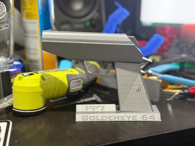 Goldeneye 007 64 - PP7 with Silencer Prop Replica - Free 3D Print Model ...