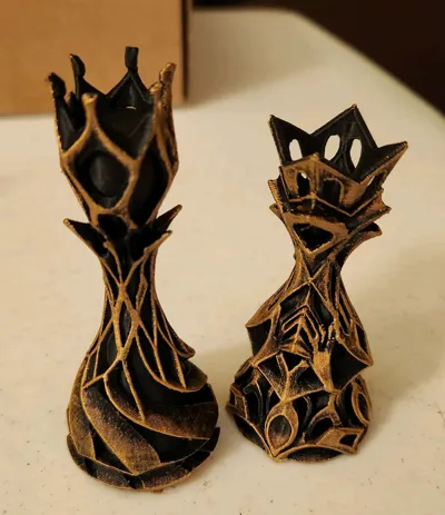 Stylized Chess Set by 29FLO MakerWorld: Download Free 3D Models