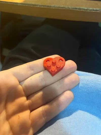 Valentines Day Legos Heart Keychain Charms by t147caddy - MakerWorld