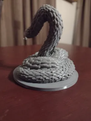 Giant Constrictor Snake DnD Miniature Remixed by Darkwing - MakerWorld