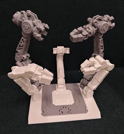 Armorer's Workbench: Mechanical Model Display Stand - Free 3D Print ...