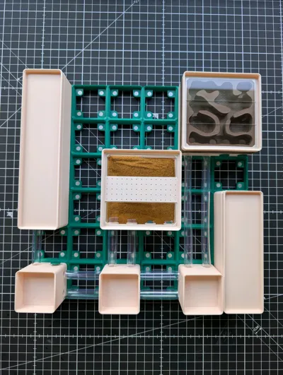 Lab Ants: A Modular Ant Formicarium by Galacticat MakerWorld: Download ...