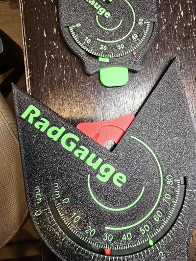 Radius Gauge (RadGauge MEGA) - Free 3D Print Model - MakerWorld