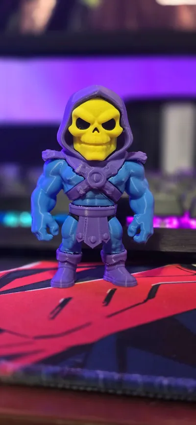 Skeletor - Mini Figure - Free 3D Print Model - MakerWorld