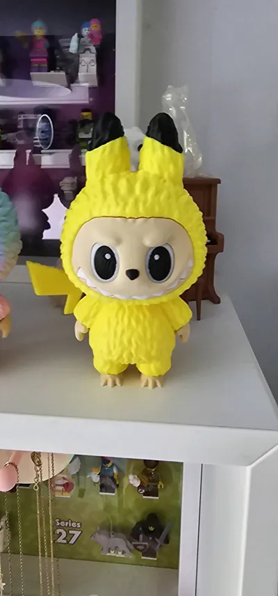 Labubu pikachu - Free 3D Print Model - MakerWorld