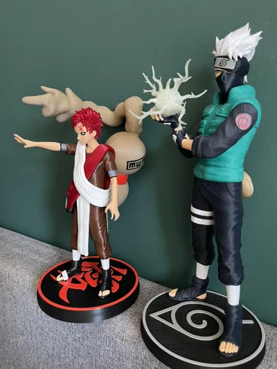 Thanks 9K! Gaara fanart! by MiX&BitS MakerWorld: Download Free 3D Models