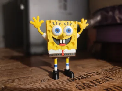 SpongeBob SquarePants - Print in parts by Boris Glasserman MakerWorld ...