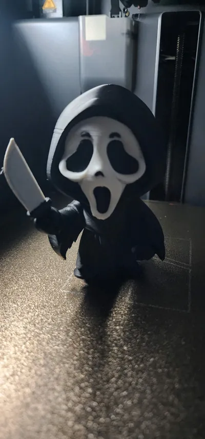 Ghostface Chibi Villain - Free 3D Print Model - MakerWorld