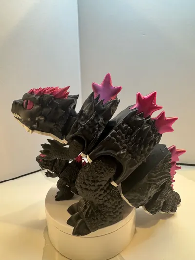 Godzillix – The Ultimate Flexi Godzilla !! - Free 3D Print Model ...