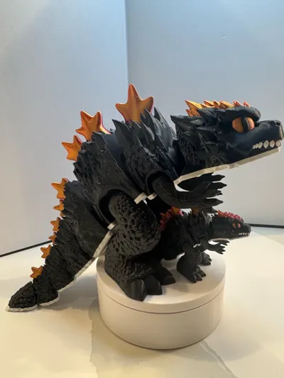Godzillix – The Ultimate Flexi Godzilla !! - Free 3D Print Model ...