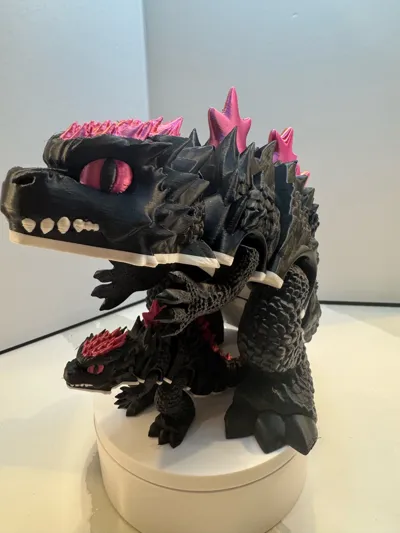 Godzillix – The Ultimate Flexi Godzilla !! - Free 3D Print Model ...