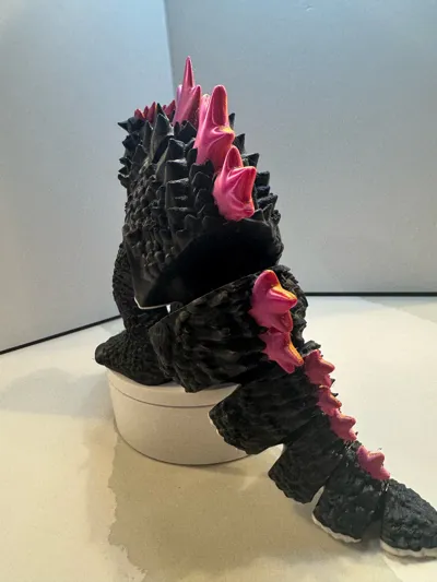 Godzillix – The Ultimate Flexi Godzilla !! - Free 3D Print Model ...