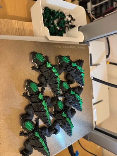 Godzillix – The Ultimate Flexi Godzilla !! - Free 3D Print Model ...