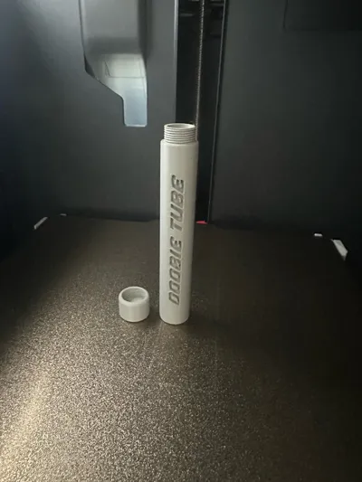 Doob Tube **NOW WITH A BLANK VERSION** - Free 3D Print Model - MakerWorld