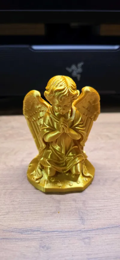 Praying Cherub - Free 3D Print Model - MakerWorld