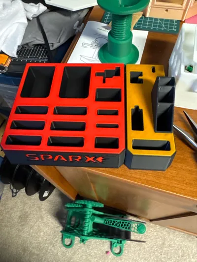 Sparx tool holder essentials color logo - Free 3D Print Model - MakerWorld