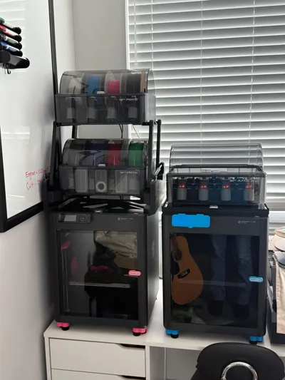 V1 Dual AMS 1 & 2 Pro Lift Stand for P1 X1 and H2 by PrintMint ...