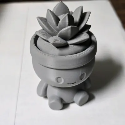 Chibi Succulent Planter Buddy by charleytc MakerWorld: Download Free 3D ...