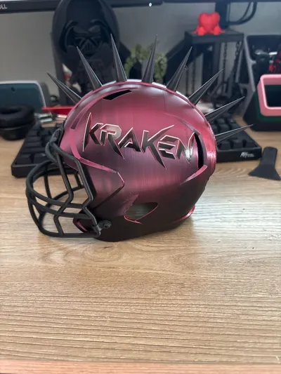 Wearable Football Helmet – PUNK & Standard - Free 3D Print Model ...