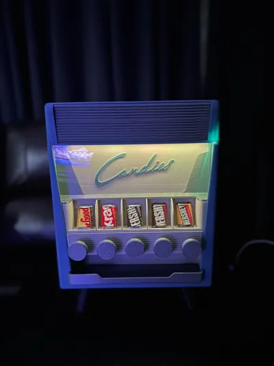 RetroBites Vending Machine - Free 3D Print Model - MakerWorld