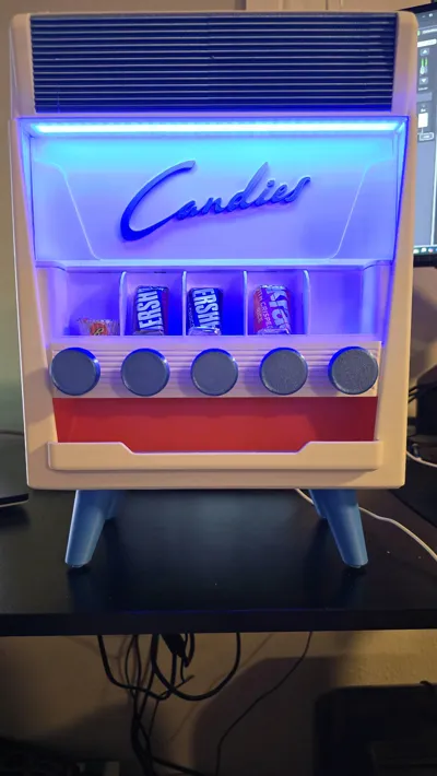 RetroBites Vending Machine - Free 3D Print Model - MakerWorld