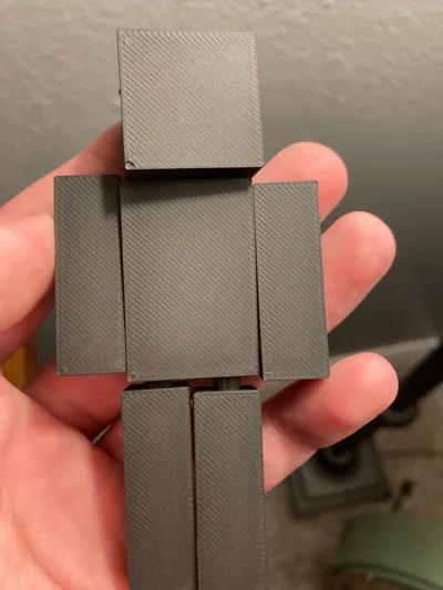 Minecraft Posable Figure | Low-Cost 2D+3D Custom My World - Free 3D ...