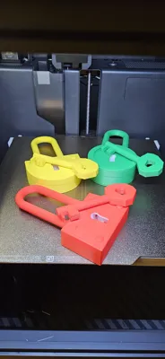 Working locks + keys from Hello Neighbor - Free 3D Print Model - MakerWorld