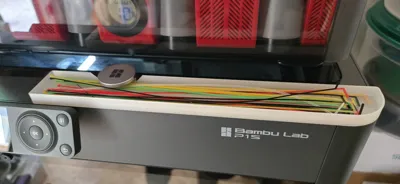 Purge Strip Tray for Bambu P1S & P1P - Free 3D Print Model - MakerWorld