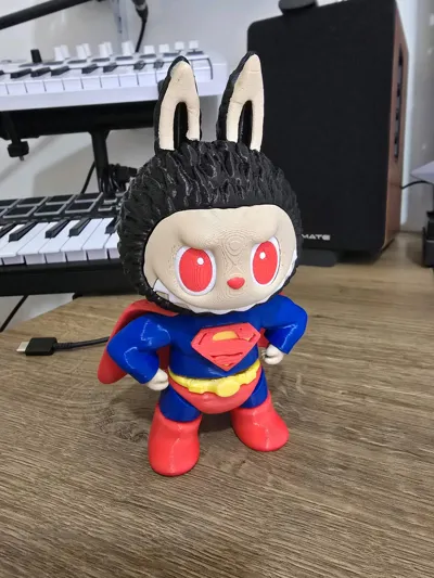 labubu-Superman cloth by pandabear MakerWorld: Download Free 3D Models