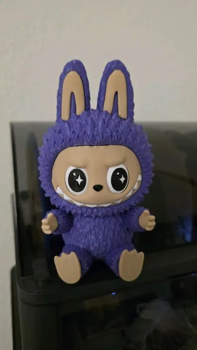 Labubu Sitting Party - Rotating Eyes (No AMS required) - Free 3D Print ...