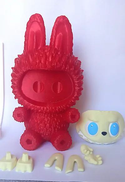 Labubu Sitting Party - Rotating Eyes (No AMS required) - Free 3D Print ...