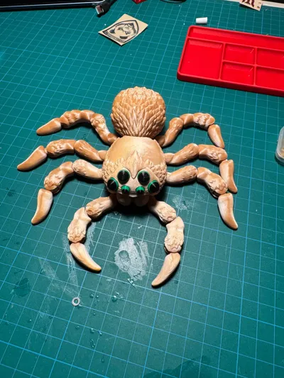 Articulated Tarantula - Free 3D Print Model - MakerWorld