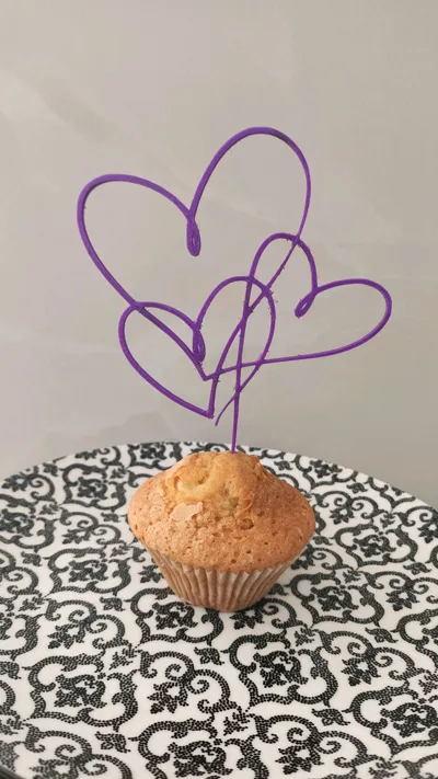Cake topper Hearts by TheMiguelBi MakerWorld: Download Free 3D Models