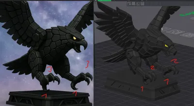 Mecha Eagle - Free 3D Print Model - MakerWorld