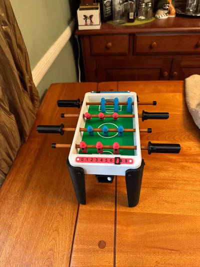 Office Mini Desk Foosball Table - Free 3D Print Model - MakerWorld