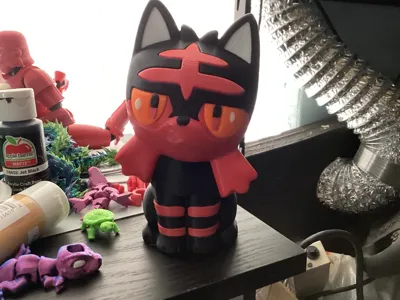 Litten Multicolor Modular Print (No AMS Required) by xie MakerWorld ...