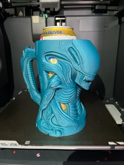 Alien - Xenomorph Can Holder /Beer mug (two types) - Free 3D Print ...
