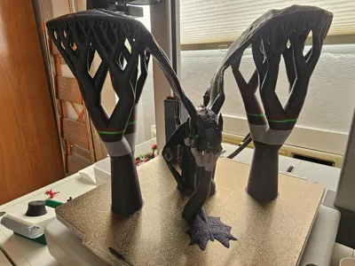 Realistic Night Fury - Free 3D Print Model - MakerWorld
